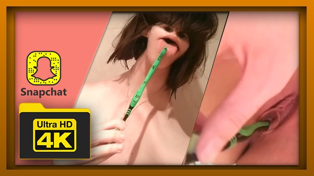 故事snapchat No21一个可怕的女人用牙刷自慰