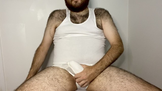 Bulging In White Briefs