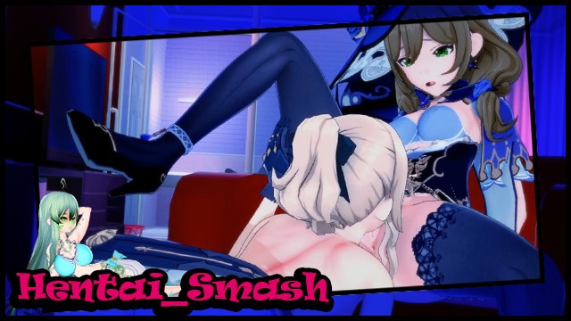 Genshin Impact Jean Fucks Lisa In A Love Hotel Eats Her Pussy Fucks Her With Strapon