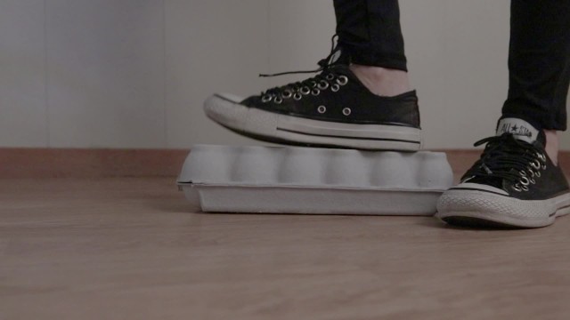 Crush Egg Carton Converse Sneakers