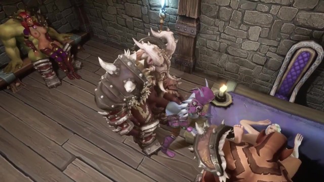 Orcs With Big Cocks And Elven Chicks Orgy Warcraft Parody