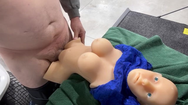 Fucking my Sex Doll in the Shop - Pornhub.com