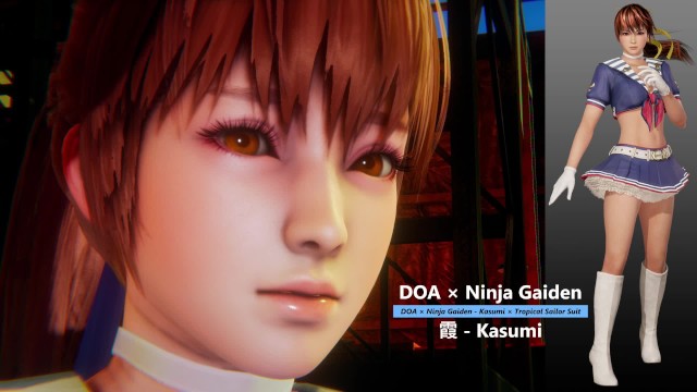 Doa × Ninja Gaiden Kasumi × Tropical Sailor Suit Lite Version