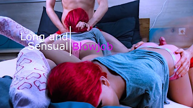 ¡la Mejor Manera De Despertar Por La Mañana Mamada Larga Y Sensual
