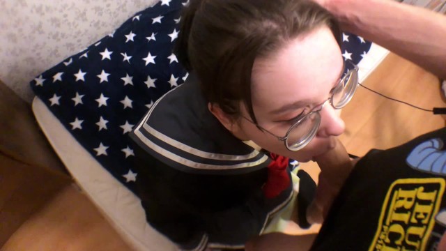 Divorced A Schoolgirl With A Double Tongue For Blowjobsplitblowjobdouble Tonguetongue Splitting