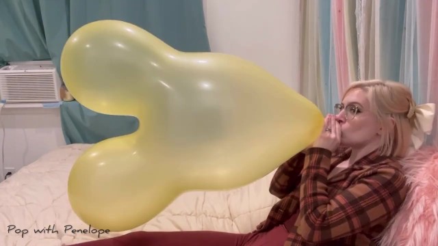 Blowing Up 2 Yellow Mice Balloons Until They Pop Blow To Pop